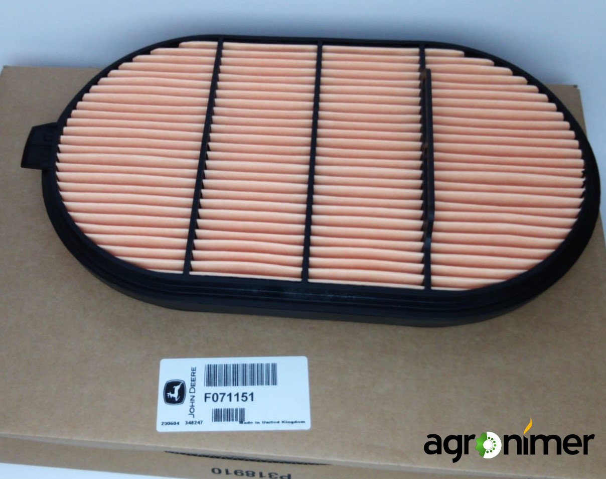 F071151 - Air filter cartridge original Motor Safety John Deere ...