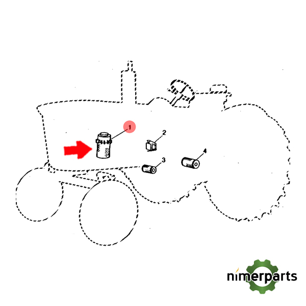 AT33363 - CARTUCHO DE FILTRO DE AIRE 3130-3135 ORIGINAL JOHN DEERE ...