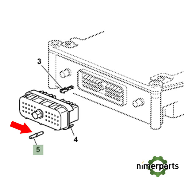 57M7741 - ELECTRIC TERMINAL - Nimerparts - Spare parts John Deere