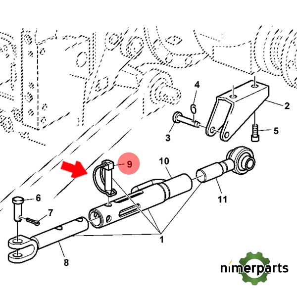 AL201043 - PASADOR TENSOR 6010 ORIGINAL JOHN DEERE - Nimerparts ...