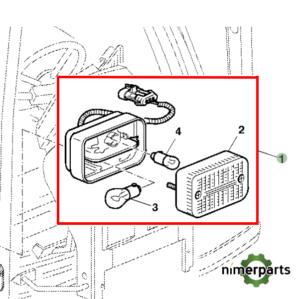 AL75642 - Front pilot 6 7 8030 John Deere - Nimerparts - Spare parts ...