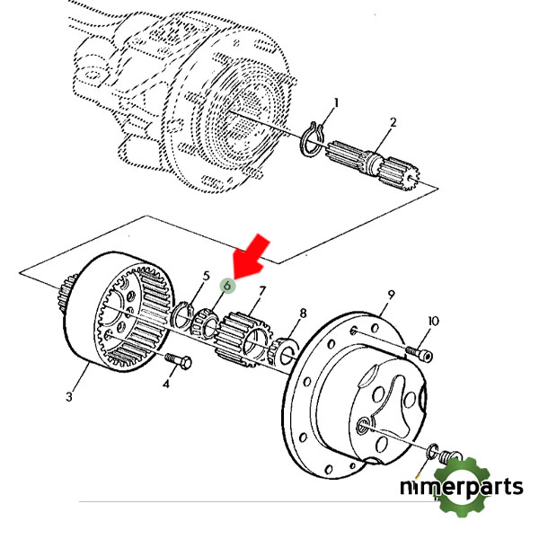 AL79904 - RODAMIENTO PIÑON TDM 6000 JOHN DEERE - Nimerparts - Repuestos ...