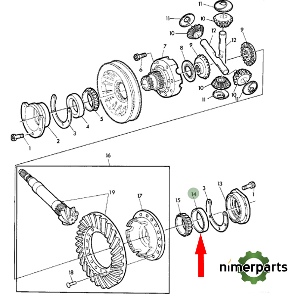 JD8210 - PISTA RODAMIENTO PALIER JOHN DEERE - Nimerparts - Repuestos ...