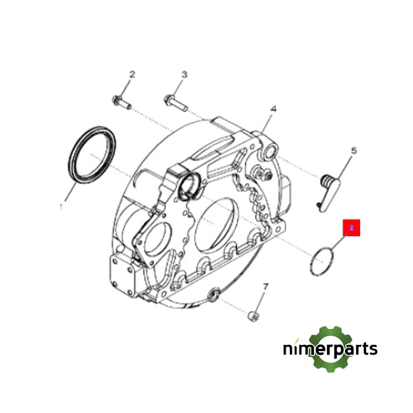 R61467 - ANILLO TAPA VOLANTE MOTOR JOHN DEERE - Nimerparts - Repuestos ...