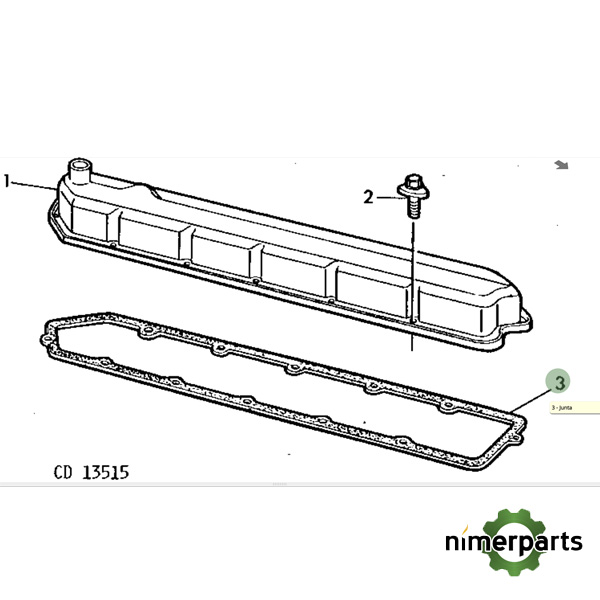 R75728 - JUNTA BALANCINES 6 CILINDROS ORIGINAL JOHN DEERE - Nimerparts ...