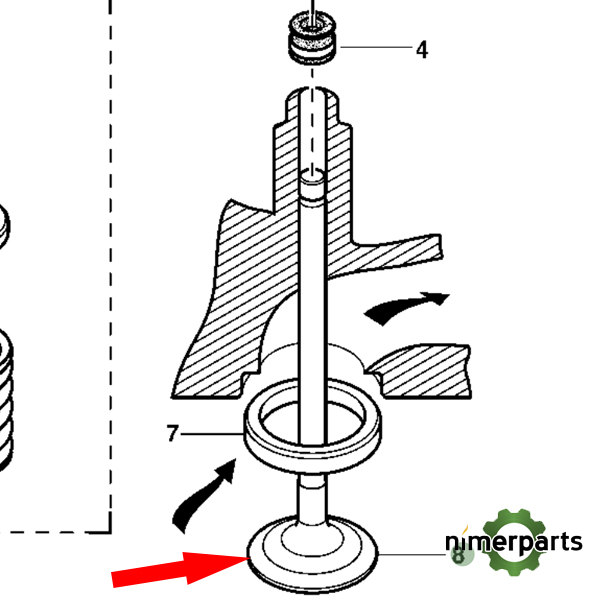 R90692 - VÁLVULA ESCAPE STD JOHN DEERE - Nimerparts - Repuestos ...