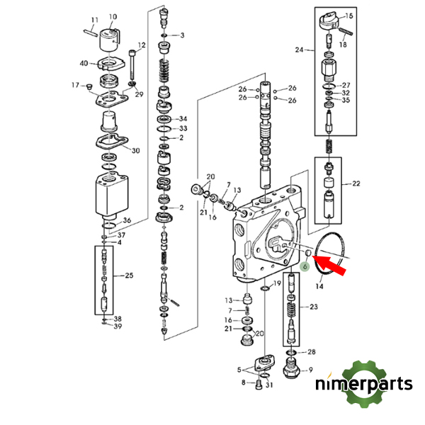 R95493 - Distance Valve Display John Deere - Nimerparts - Spare parts ...