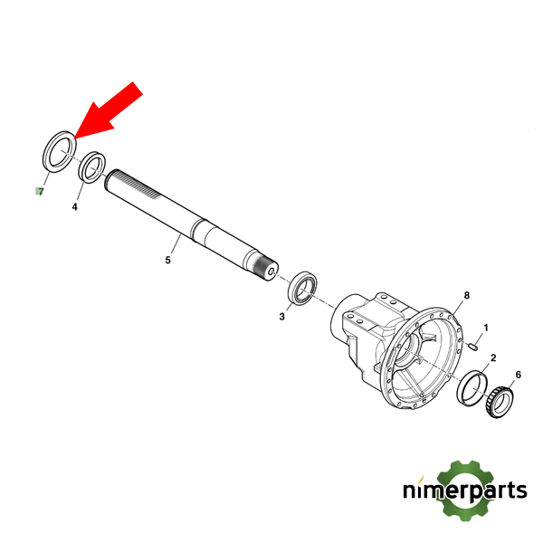 RE168641 - RETEN GRASA PALIER 8 9020 JOHN DEERE - Nimerparts ...