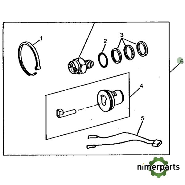 RE38390 - John Deere Safety Switch - Nimerparts - Spare parts John Deere