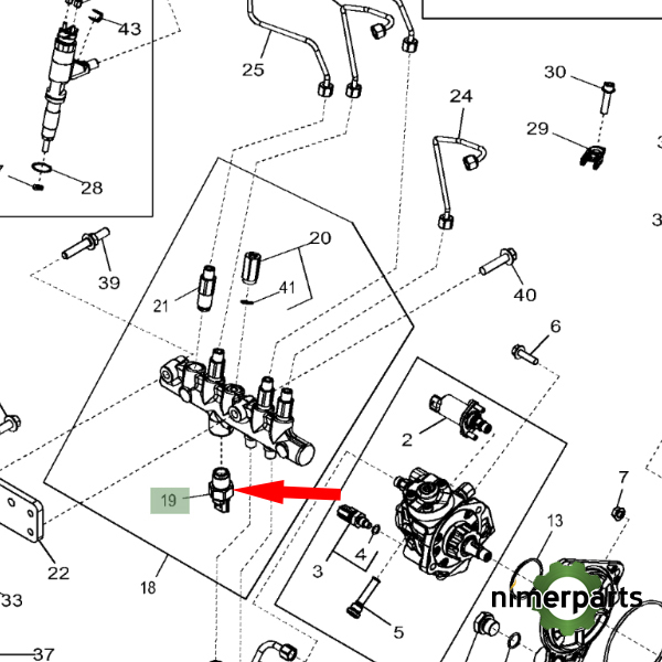 RE520930 - SENSOR PRESION COMMON RAIL JOHN DEERE - Nimerparts ...