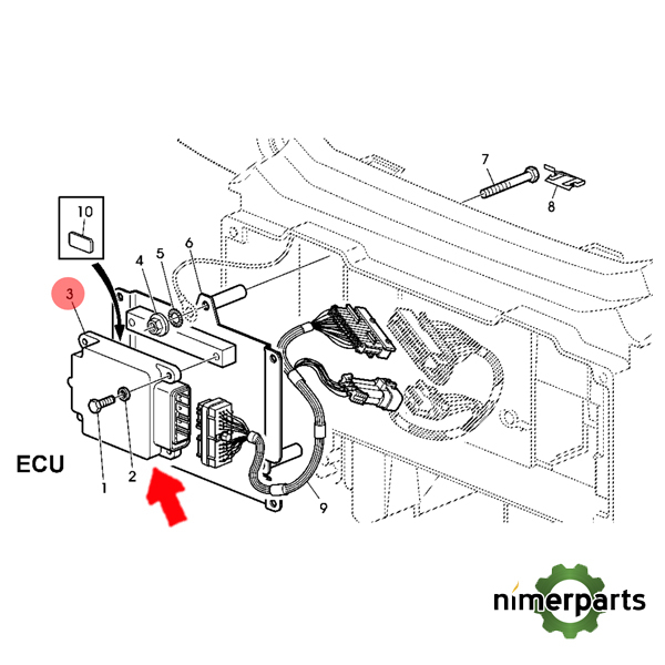 RE532628 - Electronic Motor Controller (ECU) John Deere - Nimerparts ...