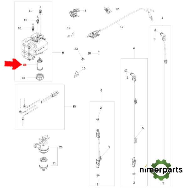 DZ114640 - KIT DE FILTROS (UREA) ORIGINAL JOHN DEERE - Nimerparts ...