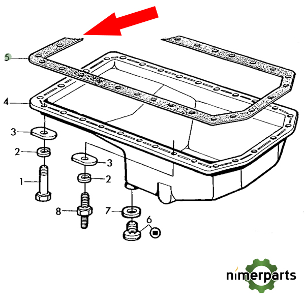 R522030 - JUNTA CARTER 5 6 6030 4 CILINDROS JOHN DEERE - Nimerparts ...