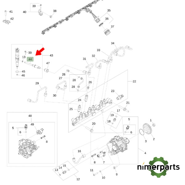 RE531195 - RE531195 CONEXION JOHN DEERE - Nimerparts - Repuestos ...