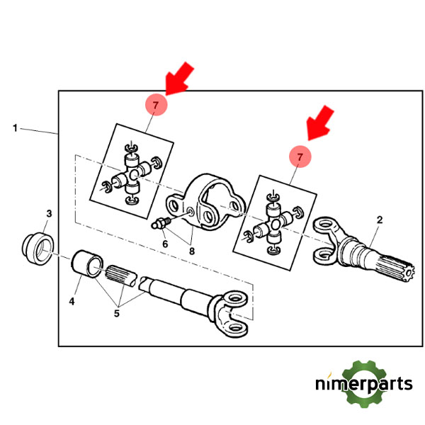 AL160160 - Nimerparts - Spare parts John Deere