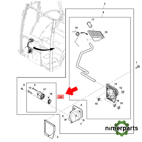 AL208900 - Nimerparts - Spare parts John Deere