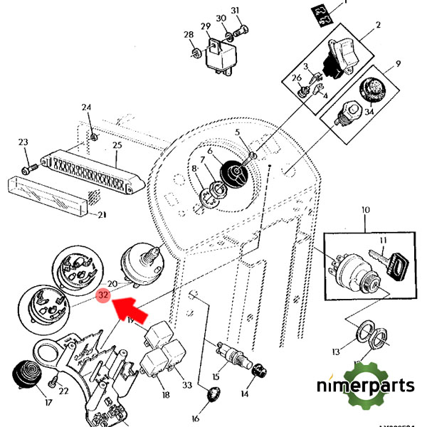 AL65432 - Nimerparts - Spare parts John Deere