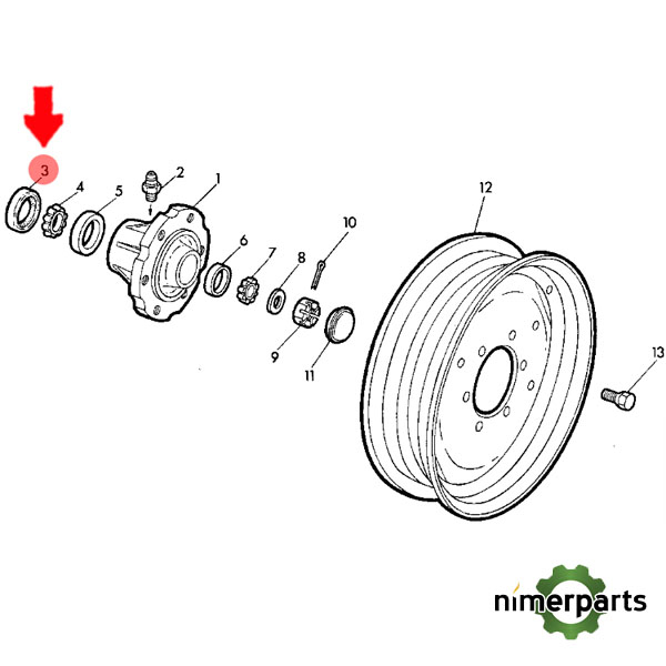 AT10344 - Nimerparts - Spare parts John Deere