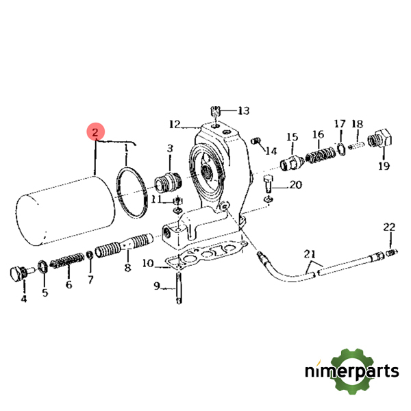 DZ118238 - FILTRO DE ACEITE DE MOTOR CON JUNTA ORIGINAL JOHN DEERE ...