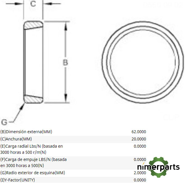 JD10498 - Nimerparts - Spare parts John Deere