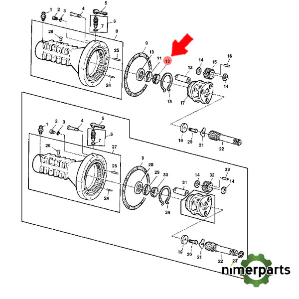 JD8147 - Nimerparts - Spare parts John Deere