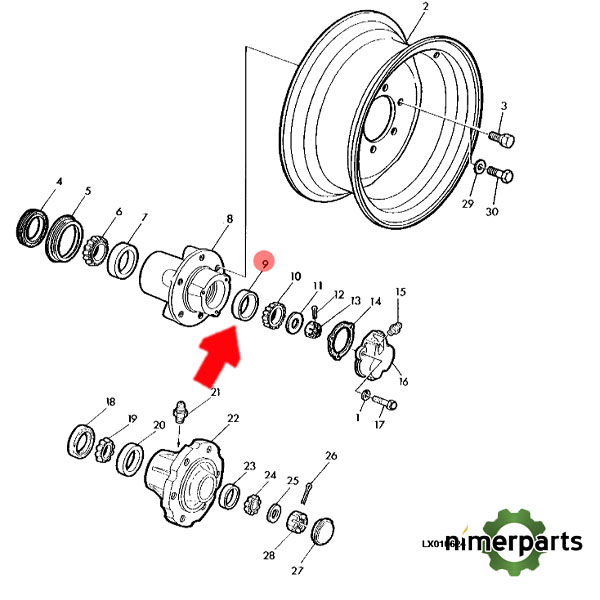 JD8251 - Nimerparts - Spare parts John Deere