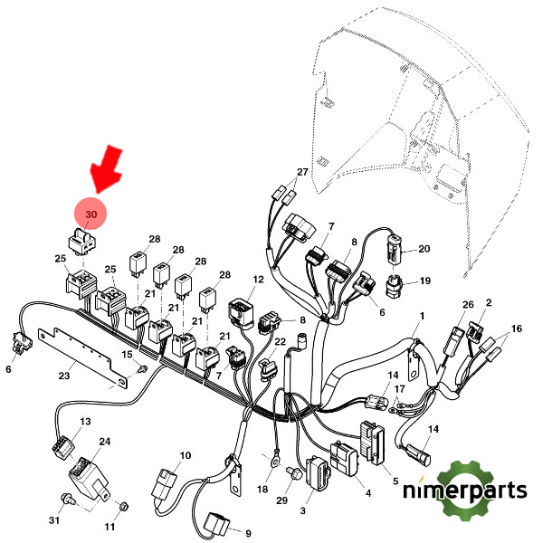 RE262484 - 9 PIN DIODE, 1.5 AMPERE JOHN DEERE - Nimerparts - Repuestos ...