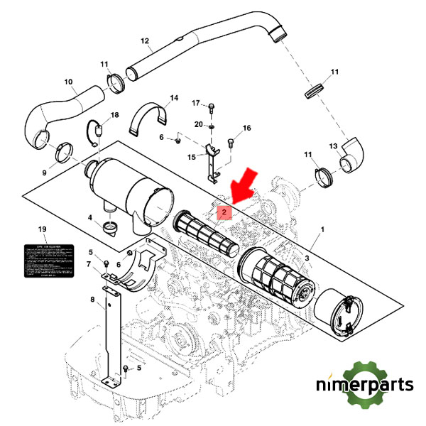 RE282287 - Nimerparts - Spare parts John Deere