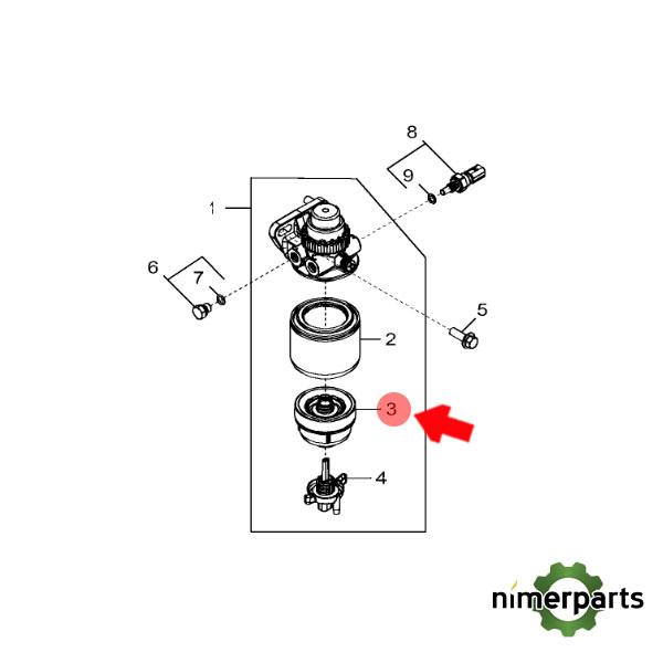 RE560683 - VASO DE DECANTACIÓN JOHN DEERE - Nimerparts - Repuestos ...