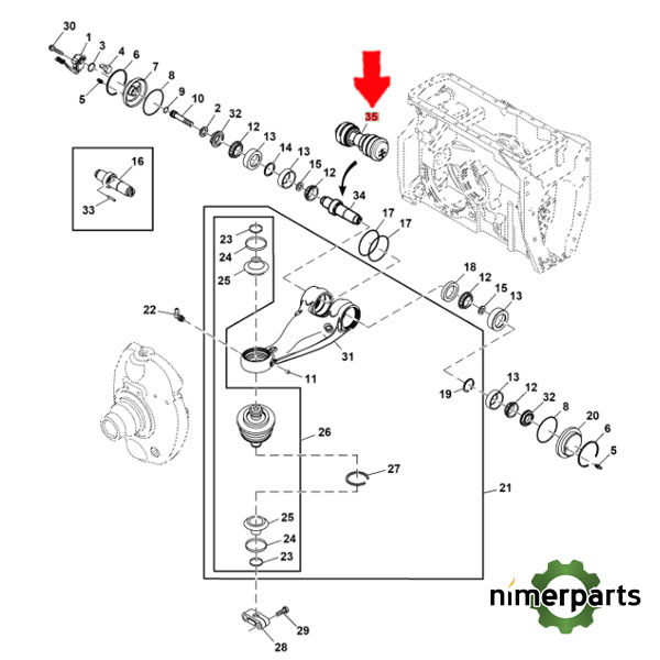 RE584459 - Nimerparts - Spare parts John Deere