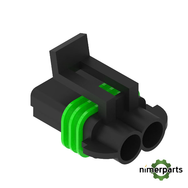 57M7309 - CARCASA DE CONECTOR ELÉCTRICO EXTERNO NEGRO DELPHI, 2 ...