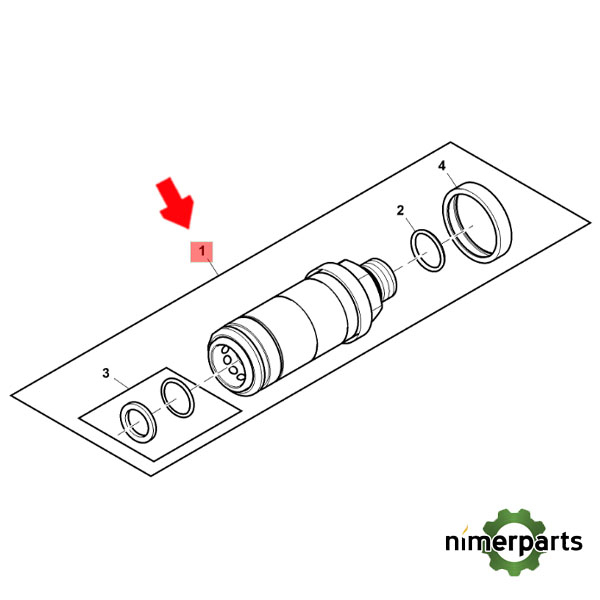 AL237055 - HEMBRA ACOPLAMIENTO HIDRÁULICO JOHN DEERE - Nimerparts ...