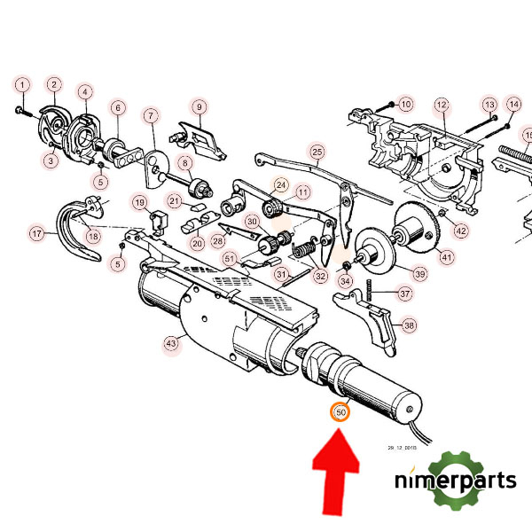 2917962 - CONJ. Complete Pellenc motor - Nimerparts - Spare parts John ...
