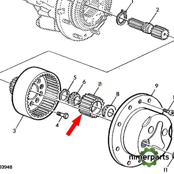 JXL100241 - Nimerparts - Spare parts John Deere
