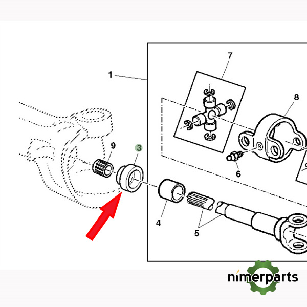 JXAL227049 - RETEN TDM 730 733 745 750 alternative by JOHN DEERE ...