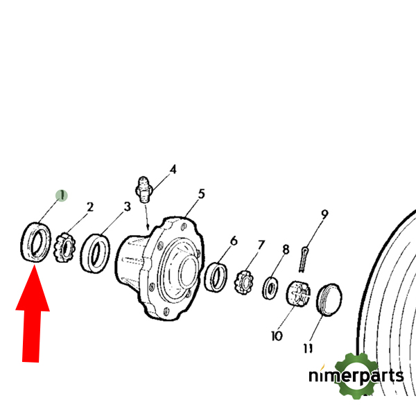 JXAR49592 - RETEN BUJE EF alternative by JOHN DEERE - Nimerparts ...