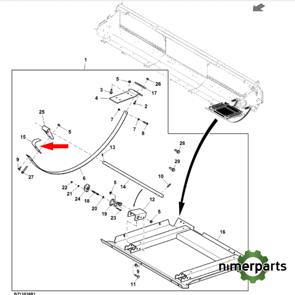 JXH174182 - Nimerparts - Spare parts John Deere