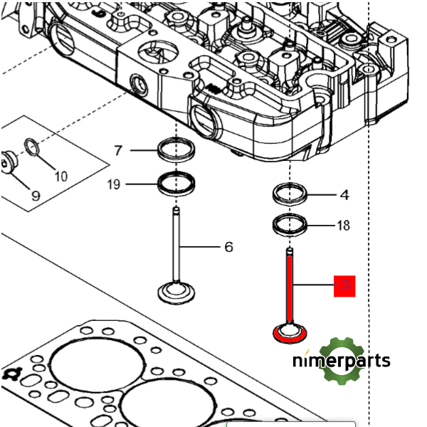 JXR90692 - VALVULA DE ESCAPE alternative by JOHN DEERE - Nimerparts ...