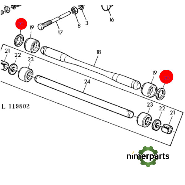 JXL170667 - Nimerparts - Spare parts John Deere