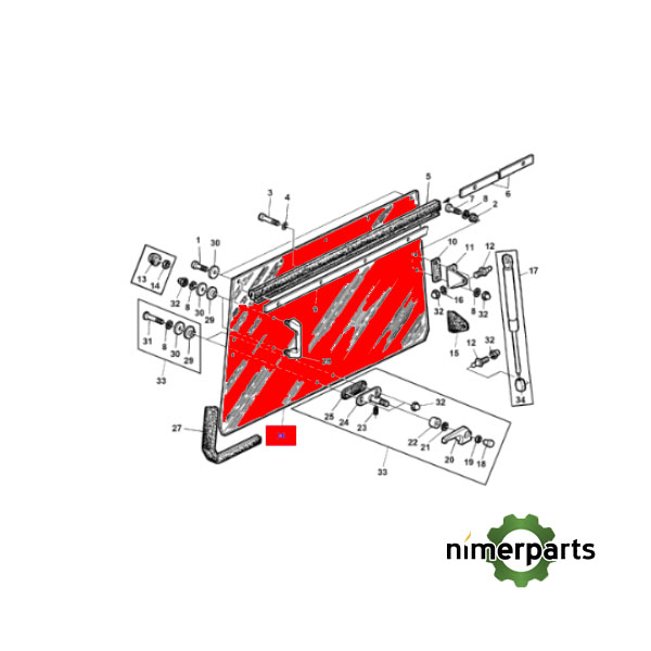 JXL36606 - CRISTAL DE VENTANA alternative by JOHN DEERE - Nimerparts ...