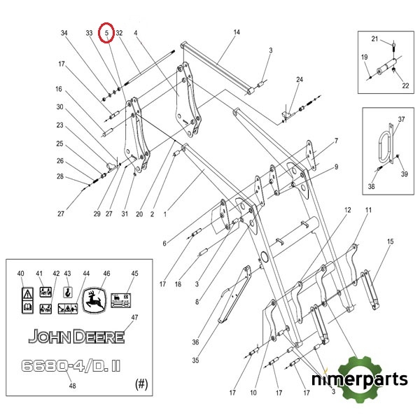 AR17123 - Nimerparts - Spare parts John Deere